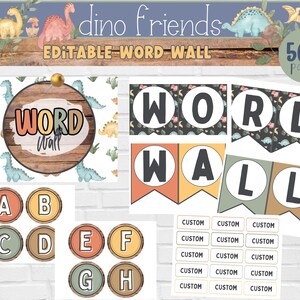 Dinosaur Editable CLASSROOM DECOR Bundle | Elementary Classroom Decor ...