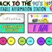 90's Theme Editable CLASSROOM DECOR Bundle | Elementary Classroom Decor ...