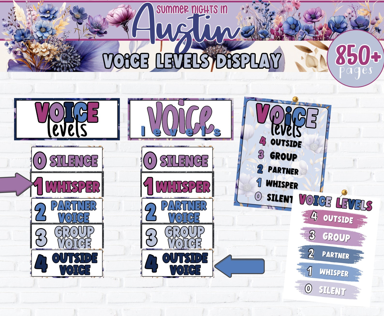 Moody Floral Editable CLASSROOM DECOR Bundle Elementary Classroom Decor ...