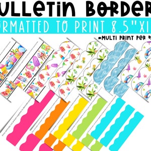 Bright Summer Paradise Editable Bulletin Board Kit | Elementary ...