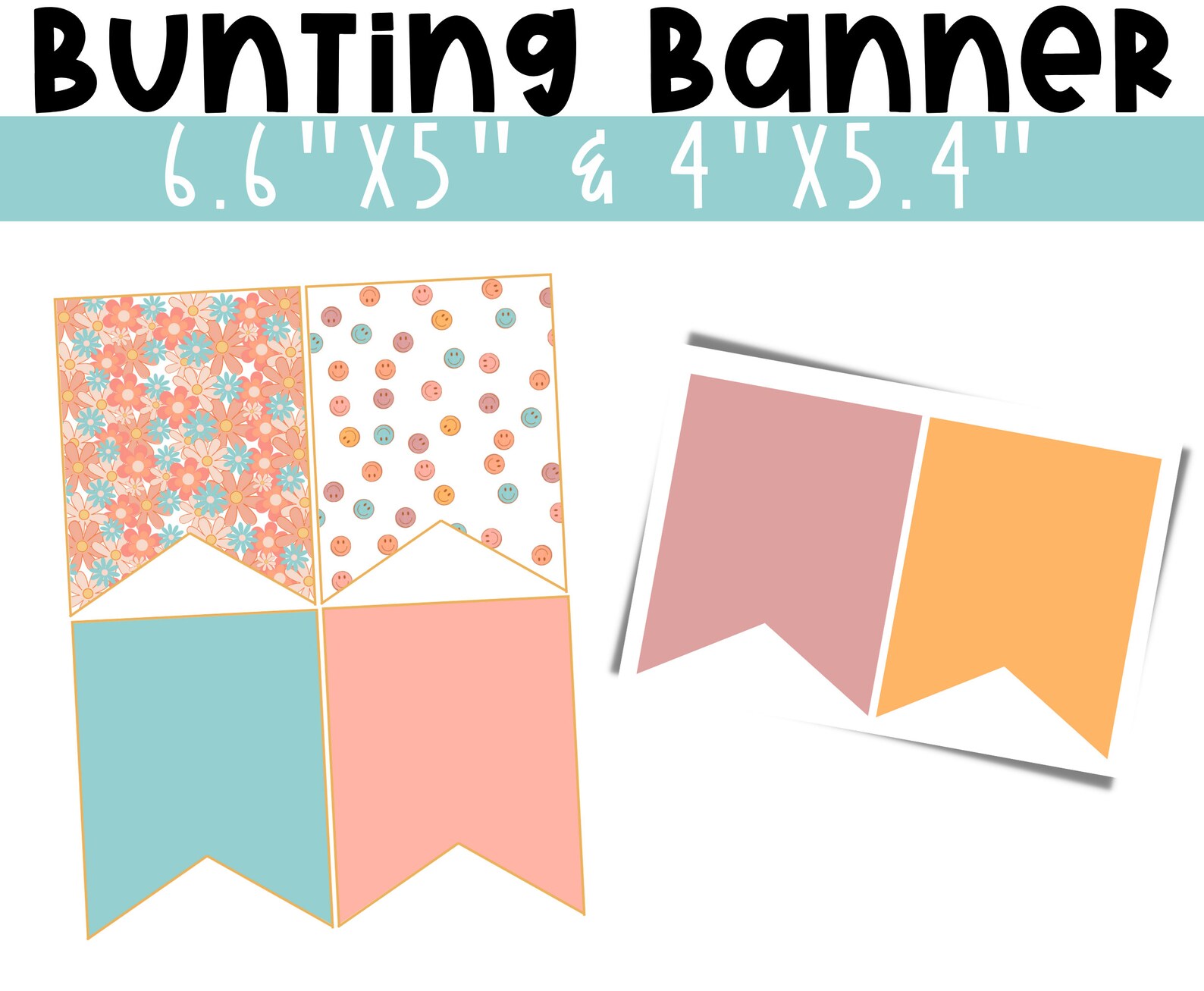 Boho Flower Bus Theme Editable Bulletin Board Kit Modern - Etsy