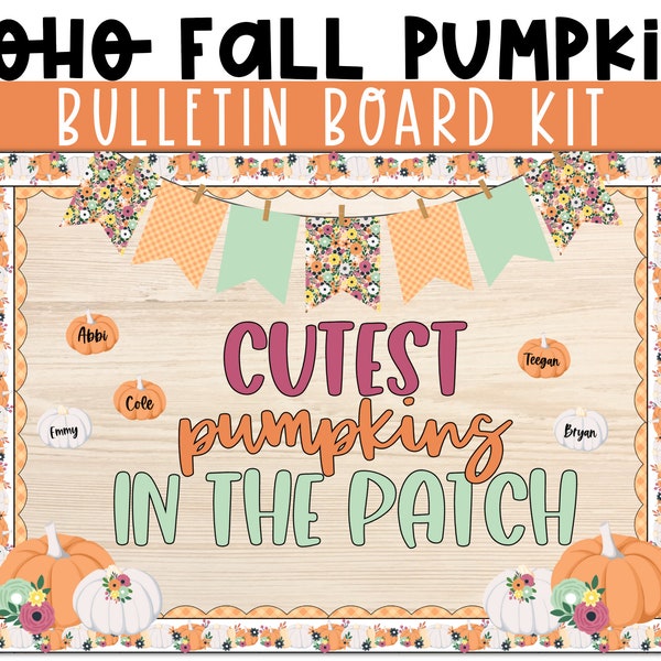 Fall Bulletin Board - Etsy