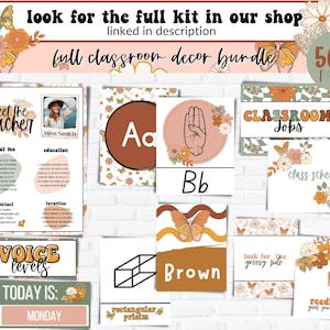 Groovy Butterfly Classroom Decor Posters | Learning Posters | Retro ...