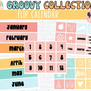 Groovy CLASSROOM DECOR Full Bundle Meet the Teacher | Shapes | Abc's ...