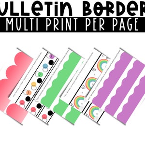 Rainbow Bulletin Board Kit Back to School | Editable Bulletin Board ...