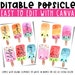 Summer Popsicle Bulletin Board Kit | Editable Summer Bulletin Board Kit ...