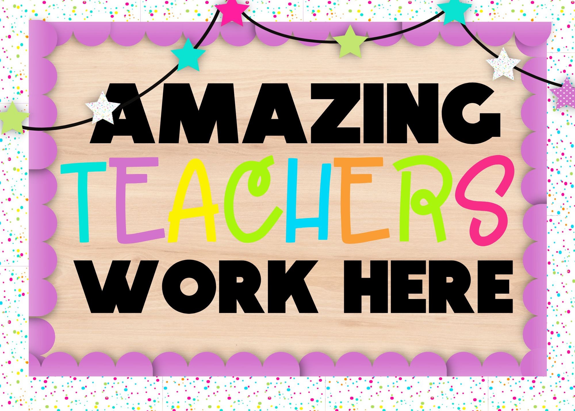 Bright Amazing Students Bulletin Board Kit | Diversity Classroom Decor ...