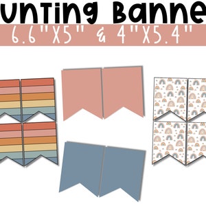 Boho Rainbow Back to School Bulletin Board Kit | Easy and Modern ...