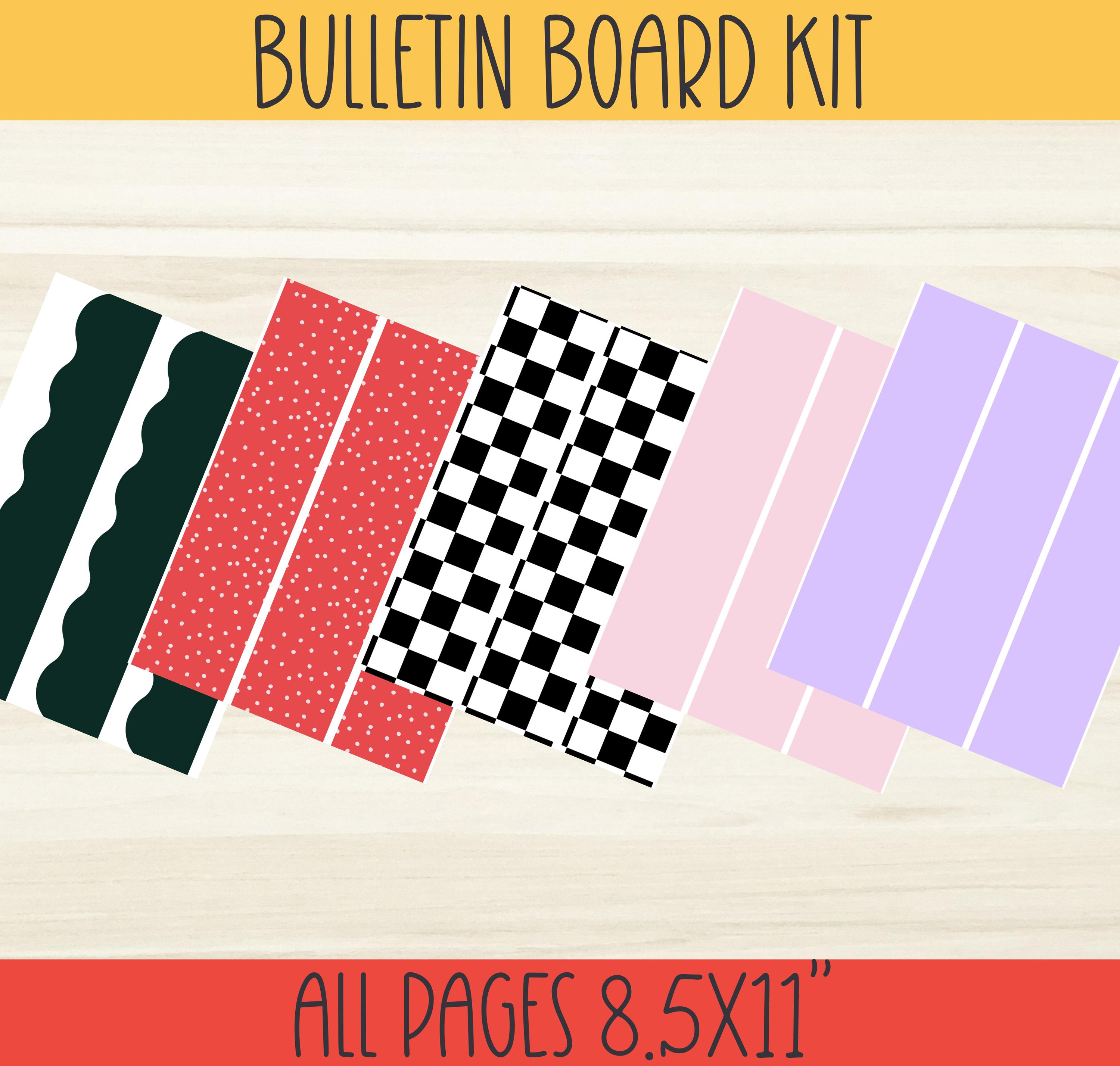 Sweet and Salty Bulletin Board Kit. Editable Healthy Balance Bulletin ...