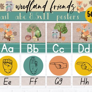 Woodland Animals Editable CLASSROOM DECOR Bundle | Elementary Classroom ...