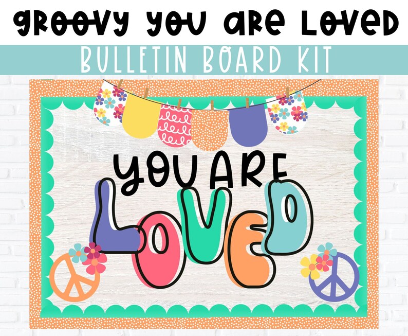Boho Rainbow Choose KINDNESS Bulletin Board Kit Happy Face - Etsy