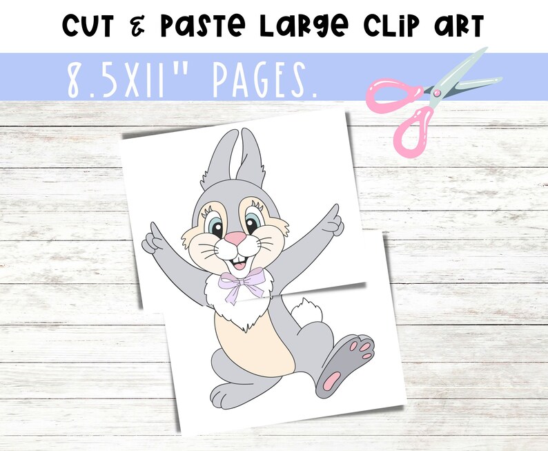 Groovy Easter Bunny Spring Bulletin Kit. Retro Easter Bulletin Kit ...