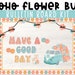Boho Flower Bus Theme Editable Bulletin Board Kit Modern - Etsy