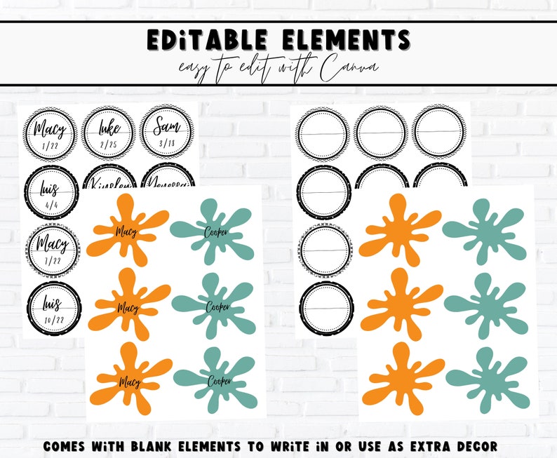 Art Display Dog Back to School Bulletin Board Kit Easy and - Etsy