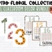 Retro Flower CLASSROOM DECOR Full Bundle Meet the Teacher | Shapes ...