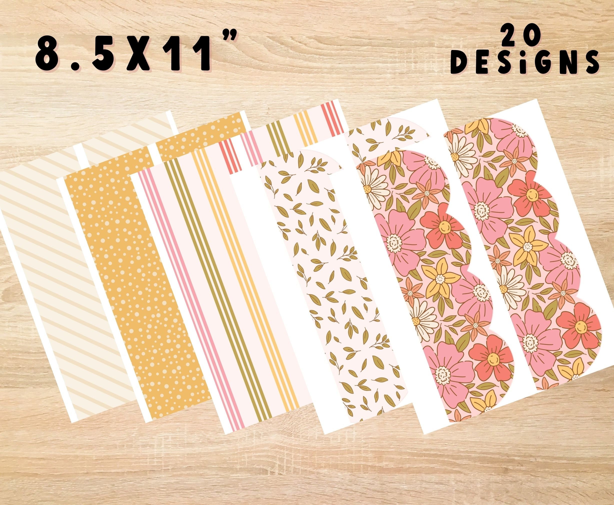 Groovy & Floral Bulletin Board Borders. Colorful Printable Classroom ...