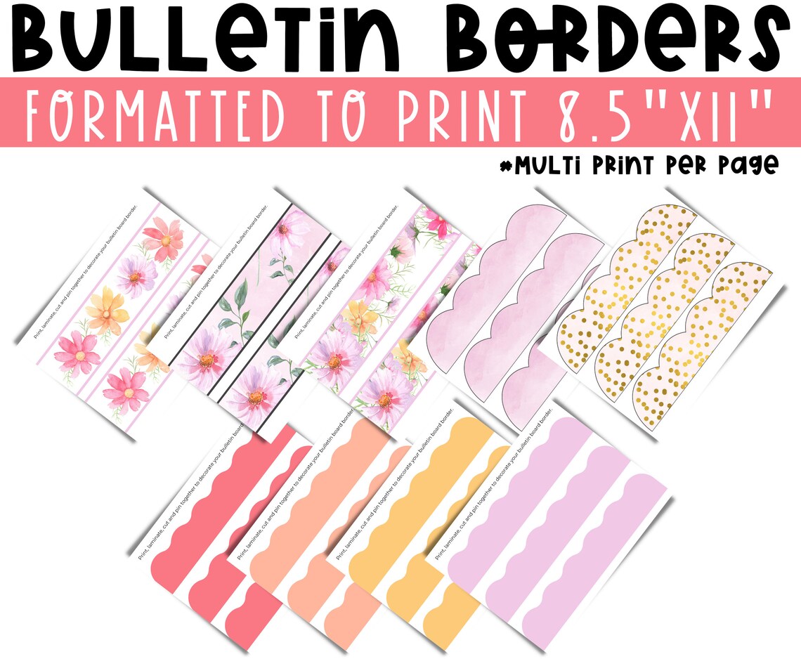 Flower Classroom Birthday Display Wildflower Classroom Decor - Etsy