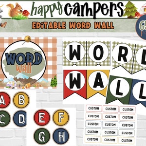 Summer Camp Theme CLASSROOM DECOR Bundle | Elementary Classroom Decor ...