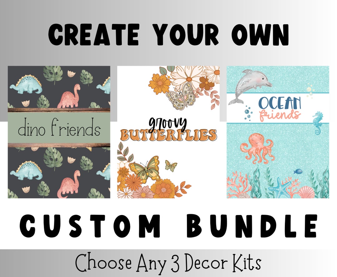 Custom Classroom Decor Bundle | Pick Any 3 | Mix and Match - Etsy