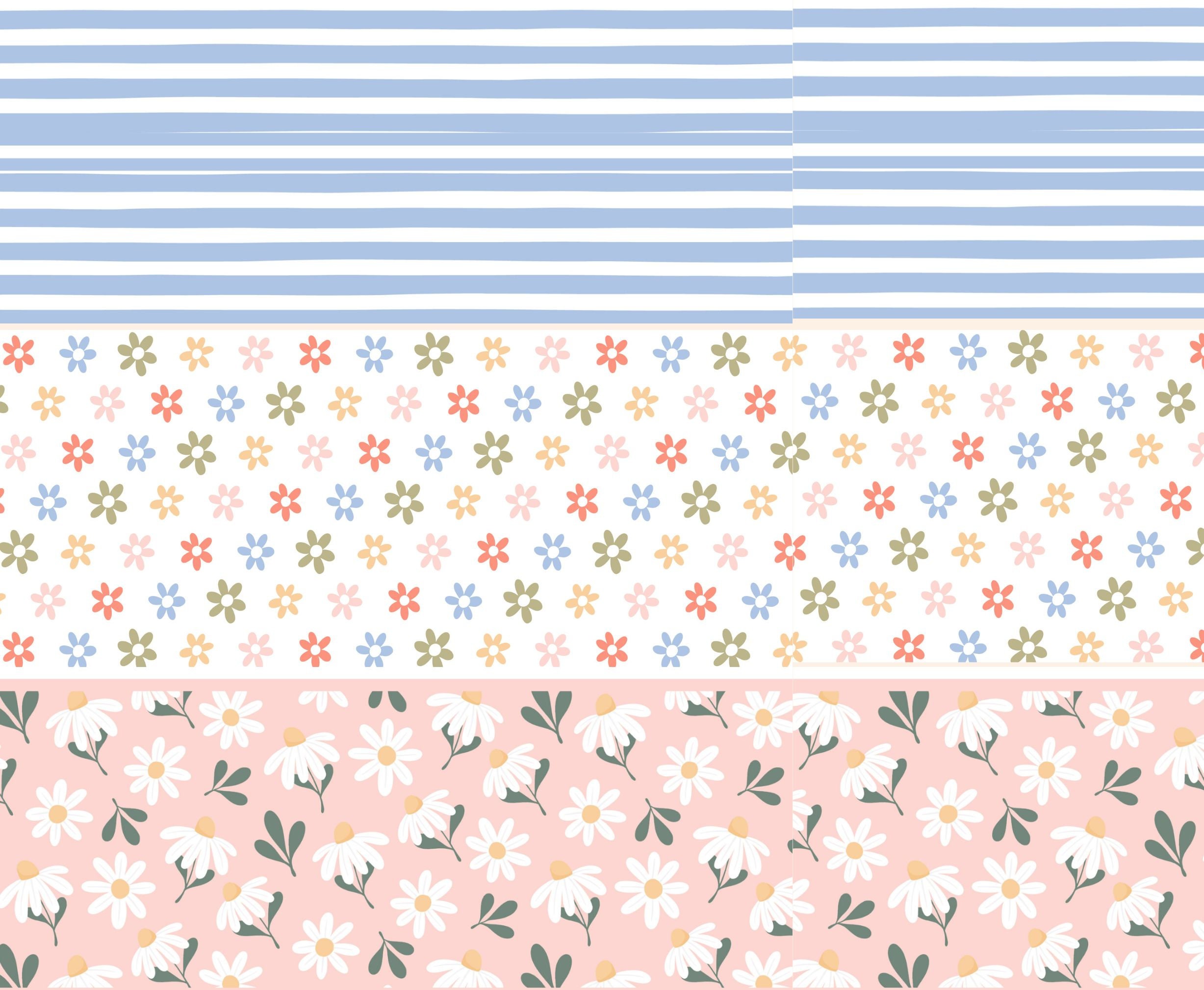 FUN Boho Daisy & Floral Bulletin Board Borders. Colorful - Etsy