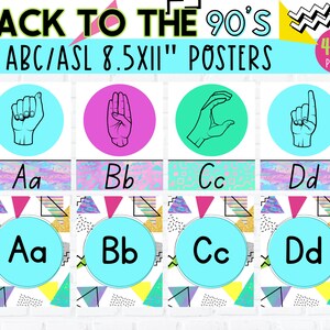 90's Theme Editable CLASSROOM DECOR Bundle | Elementary Classroom Decor ...