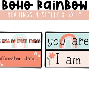 Affirmation Station & Bulletin Board Kit. Positive Classroom. You ...