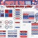 USA American Theme Editable CLASSROOM DECOR Bundle Elementary Classroom ...