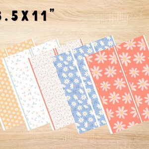 FUN Boho Daisy & Floral Bulletin Board Borders. Colorful Printable ...