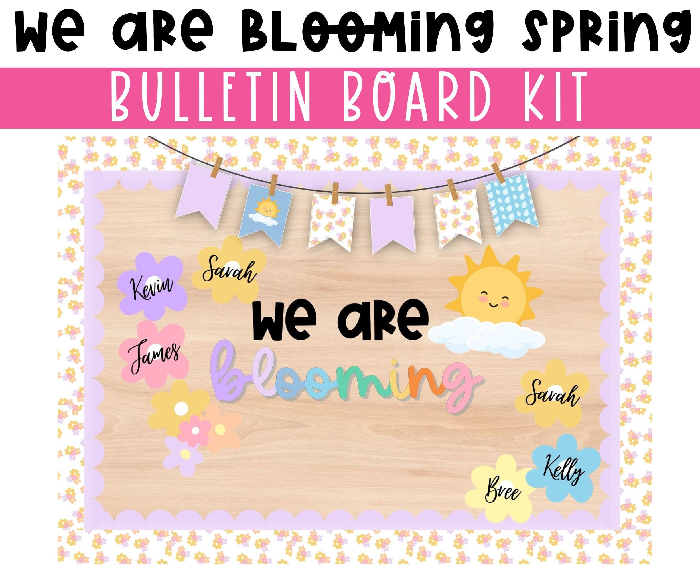 April Showers Bring May Flowers Border