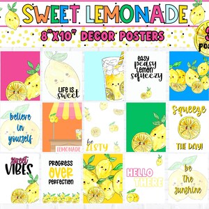 Lemon Theme Editable CLASSROOM DECOR Bundle | Elementary Classroom ...