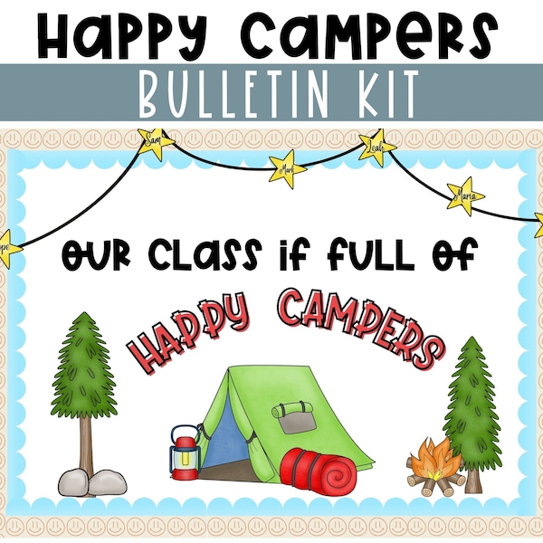 Camping Bulletin Board - Etsy