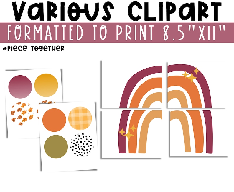 Fall Give Thanks Bulletin Board Kit Fall Bulletin Board Boho Pumpkin ...