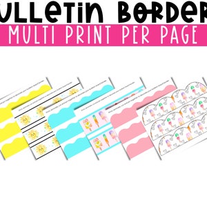 Summer Popsicle Bulletin Board Kit | Editable Summer Bulletin Board Kit ...