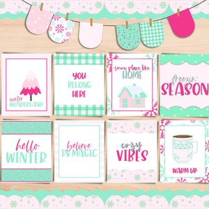 Winter Bulletin Board Kit Printable. Snowman Classroom Decor. January ...