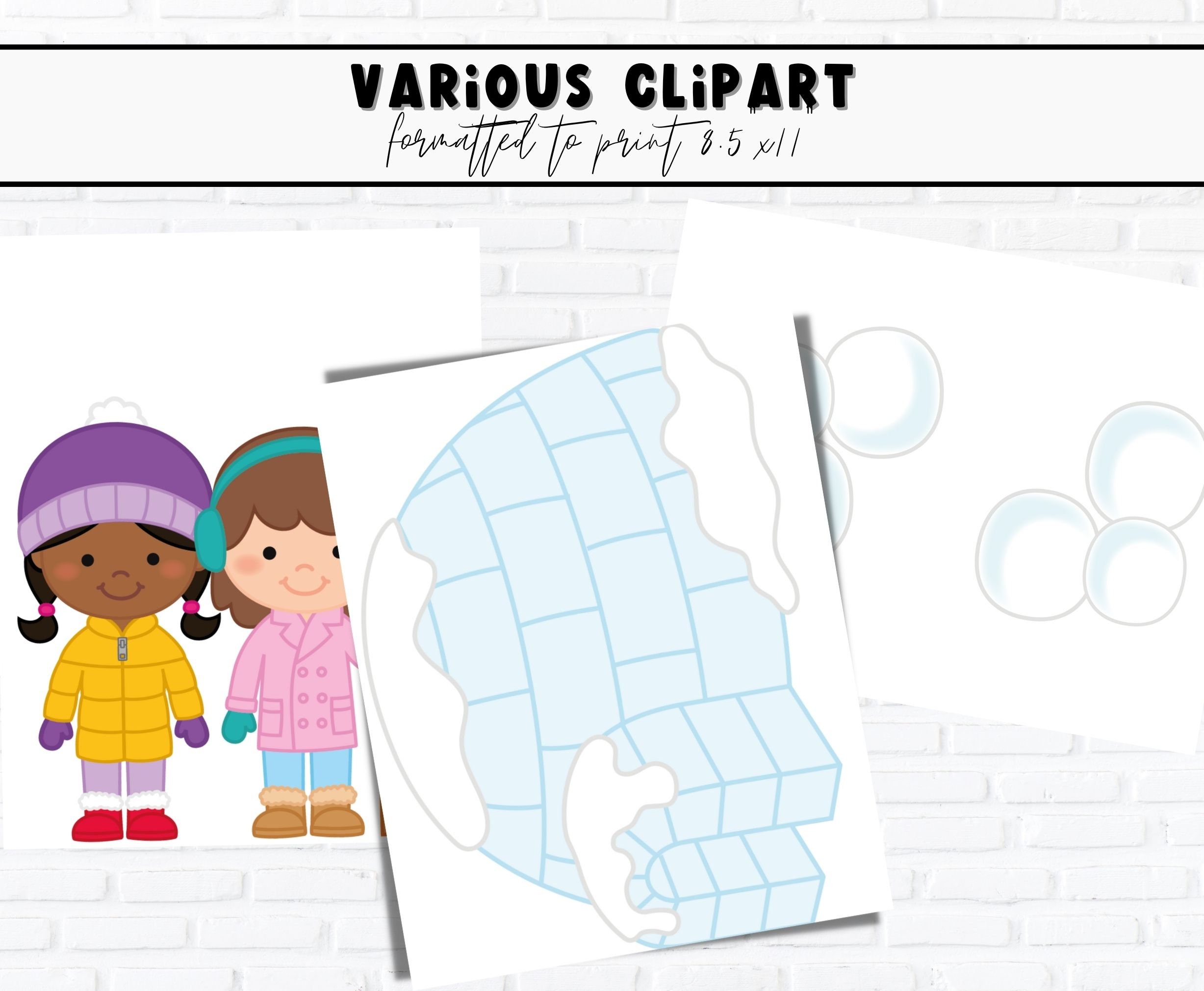 Preschool January Bulletin Board Kit Printable Bulletin Borders New ...