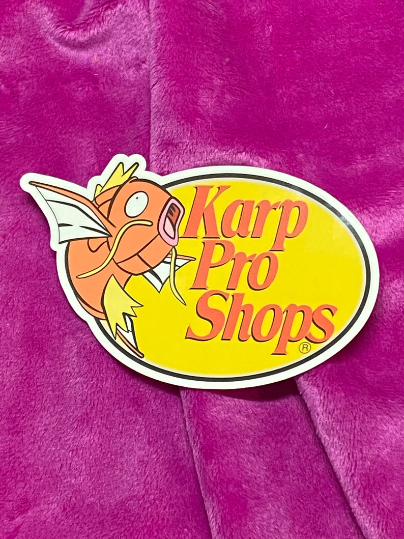 Magikarp Karp Pro Shops Sticker - Etsy