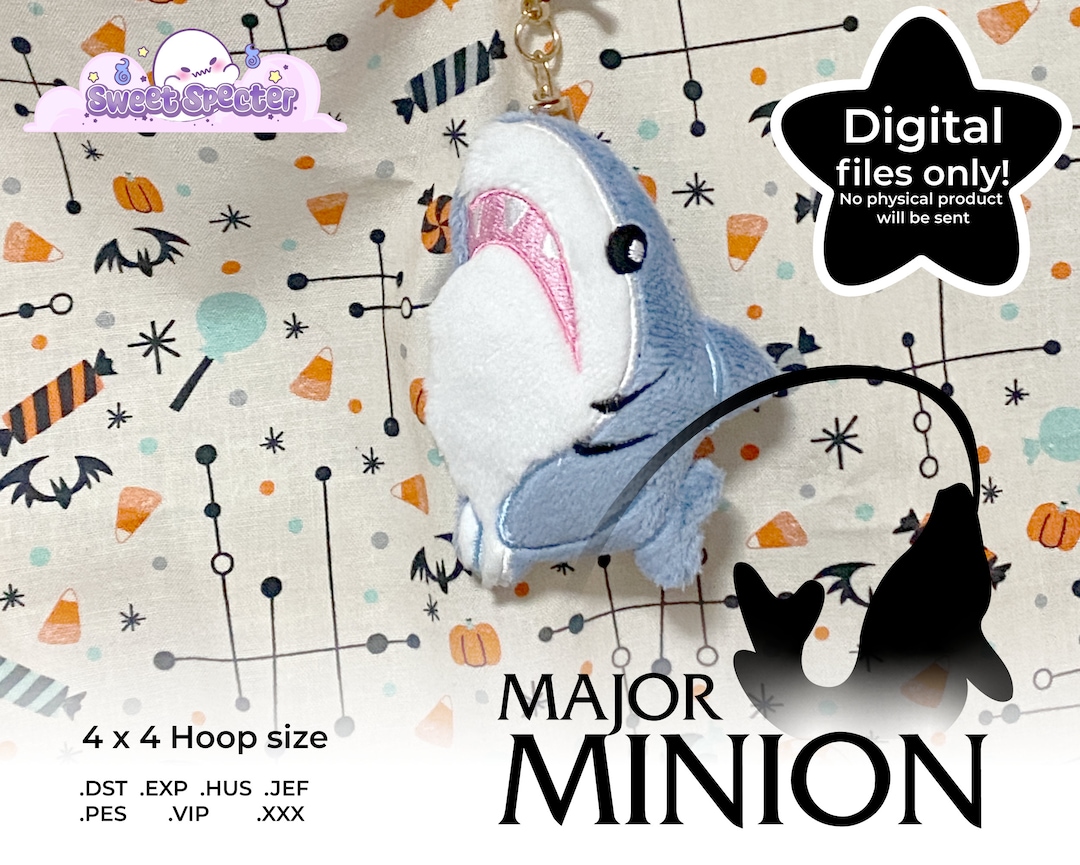 In the Hoop Plush Major Minion Includes Instructions 4x4 ITH Plushie ...