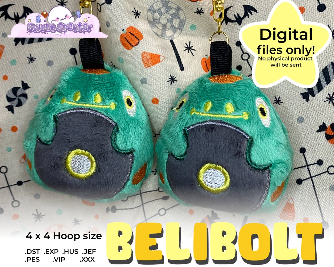 In the Hoop Plush Pokemon Belibolt Includes Instructions 4x4 ITH ...