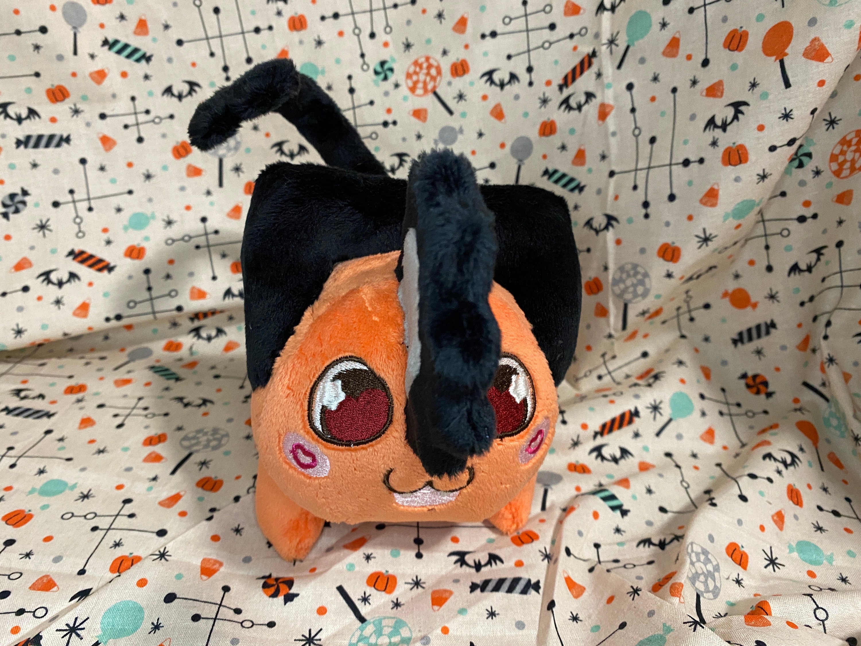 Cute Kawaii Chainsaw Dog Devil Handmade Plush - Etsy