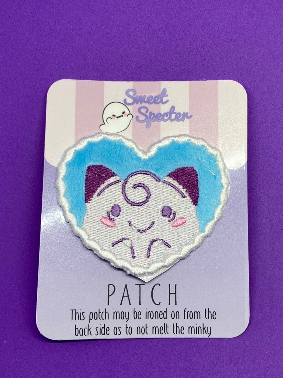 Kawaii Pokemon Clefairy Handmade Minky Patch IRON-ON - Etsy