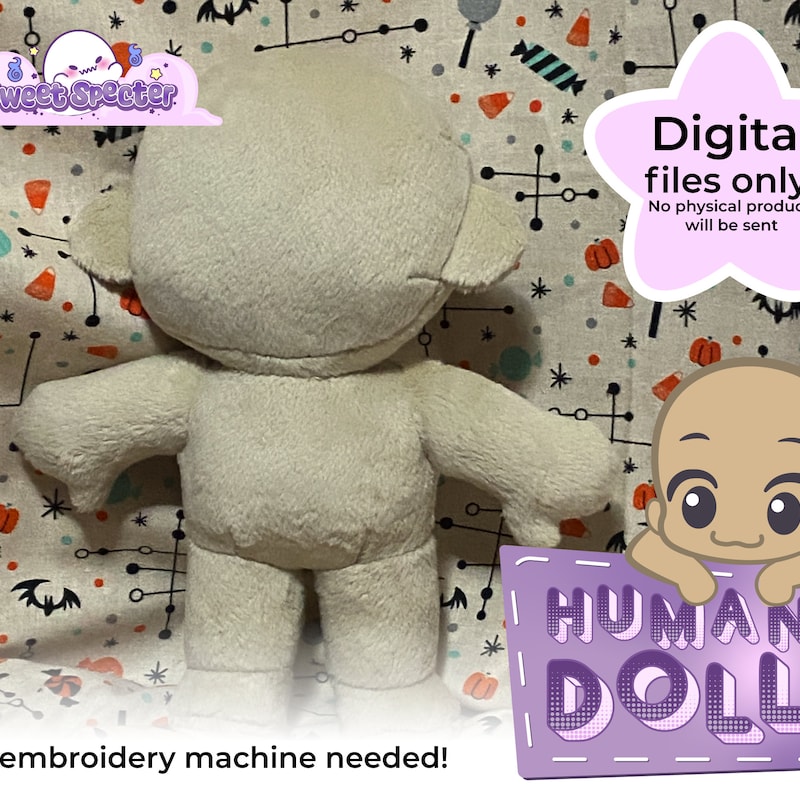 Plush Doll Pattern - Etsy