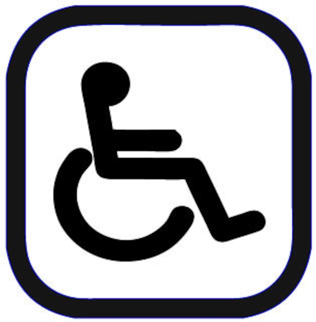 Handicap Logo Vinyl Sticker / Many Colors and Sizes to Choose - Etsy