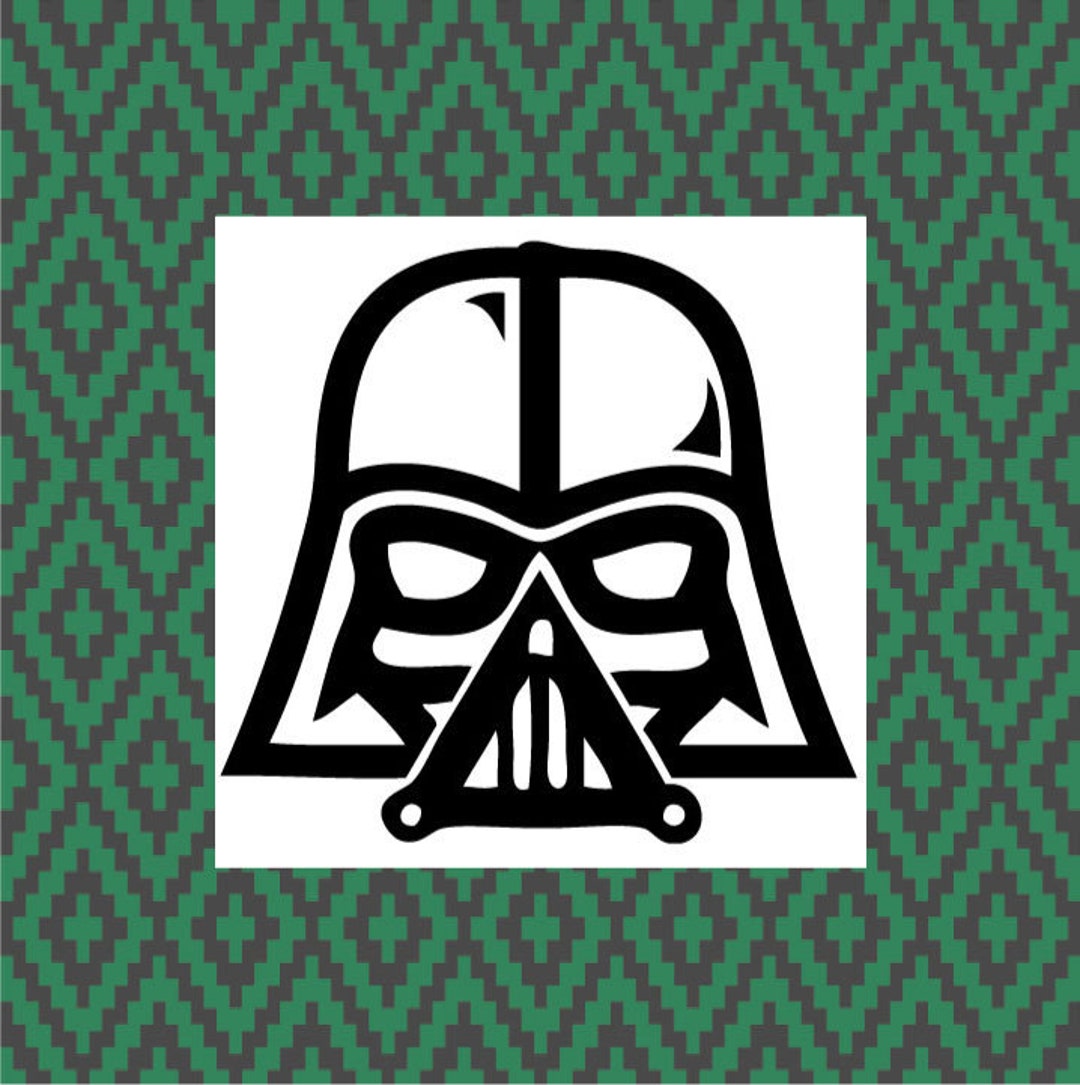 Darth Vader Vinyl Sticker / Star Wars Sticker / Dark Side Sticker ...
