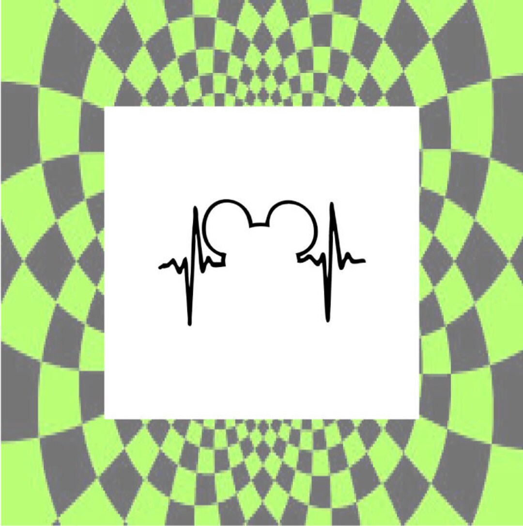 Mickey Heartbeat Decal/my Heart Beats for Disney Sticker/ Many Colors ...