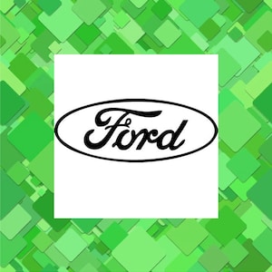 Ford Racing Vinyl Sticker: Muscle Car Decal, Many Colors - Etsy