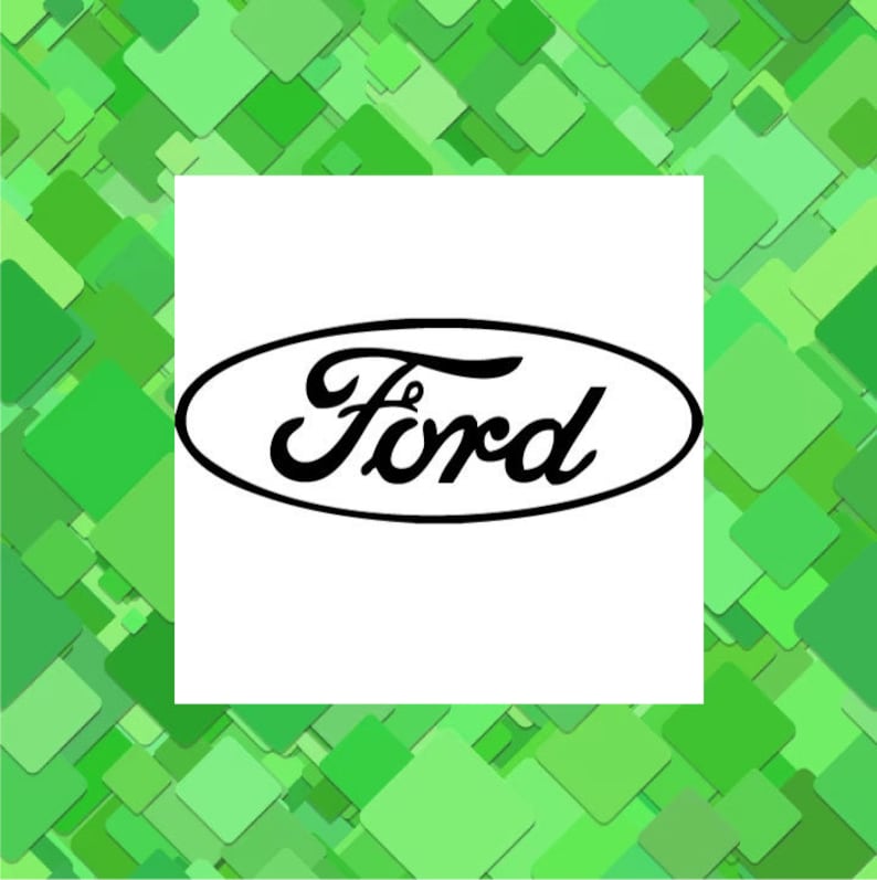 Ford Racing Vinyl Sticker: Muscle Car Decal, Many Colors - Etsy