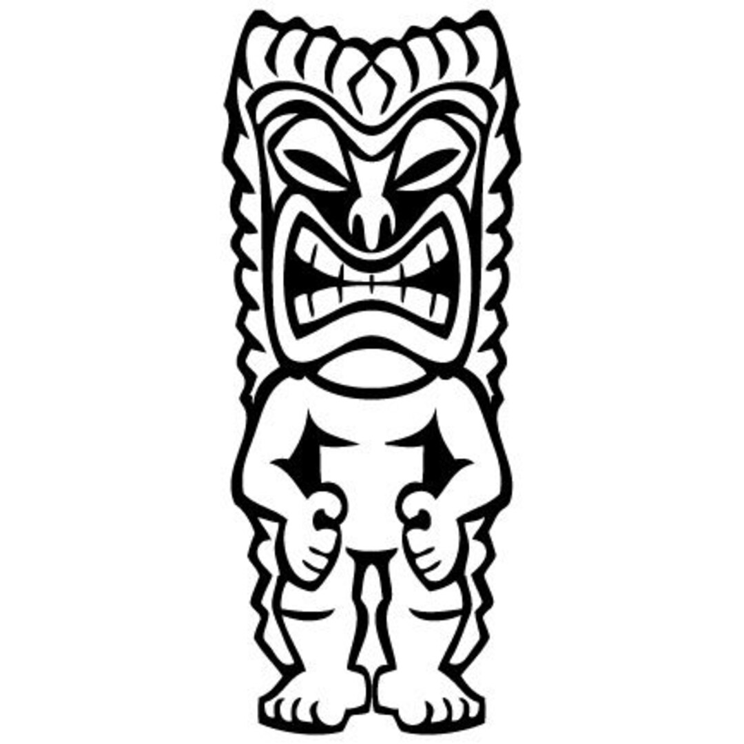 Tiki Vinyl Stickers / Many Colors Sizes and Styles to Choose From ...