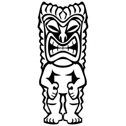 Tiki Vinyl Stickers / Many Colors Sizes and Styles to Choose From ...