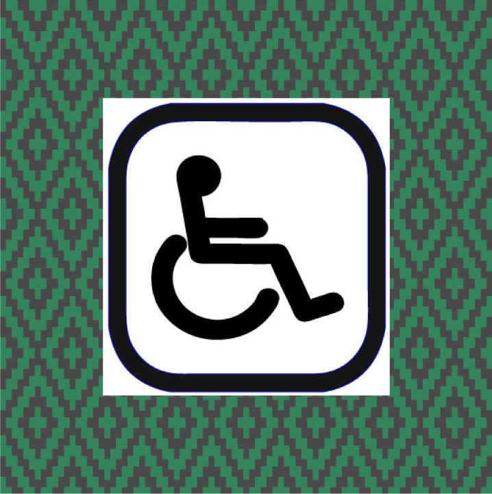 Handicap Logo Vinyl Sticker / Many Colors and Sizes to Choose From ...