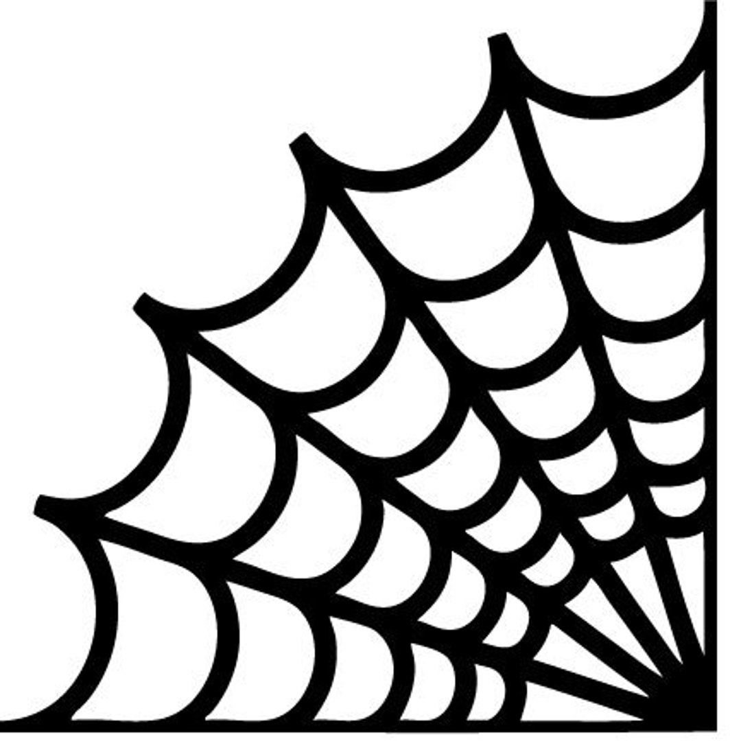 Spider Web Vinyl Sticker / Creepy Sticker / Many Colors and - Etsy